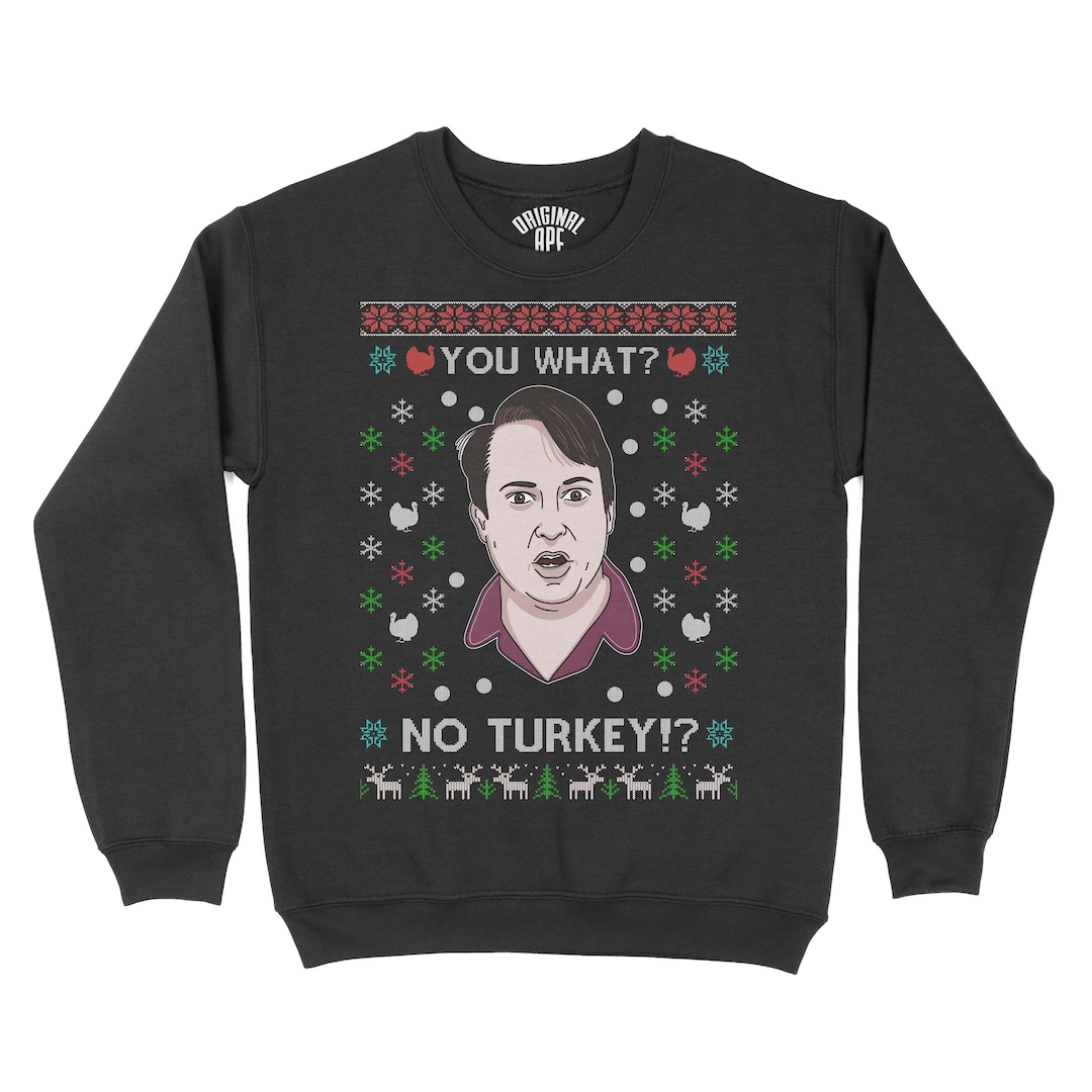 Peep Show No Turkey Xmas Sweater | Mark Corrigan | Funny Xmas Jumper ...