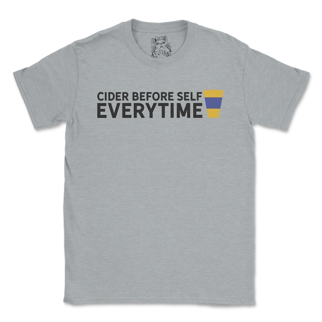 Leeds U Cider Before Self T-shirt | Billy Bremner Retro Vintage ...