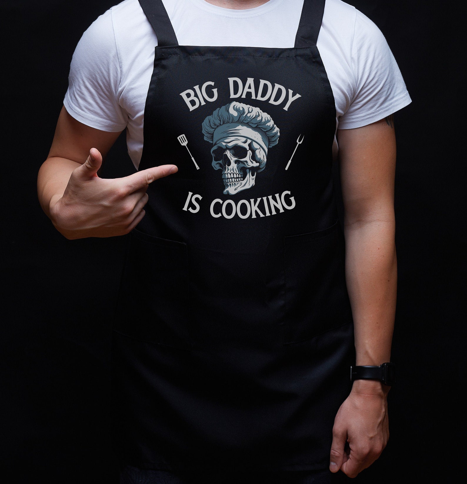 Big Daddy is Cooking Apron | BBQ Griller for Him Father's Day Birthday ...