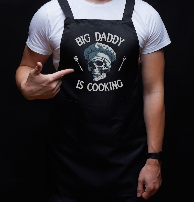 Big Daddy is Cooking Apron | BBQ Griller for Him Father's Day Birthday ...