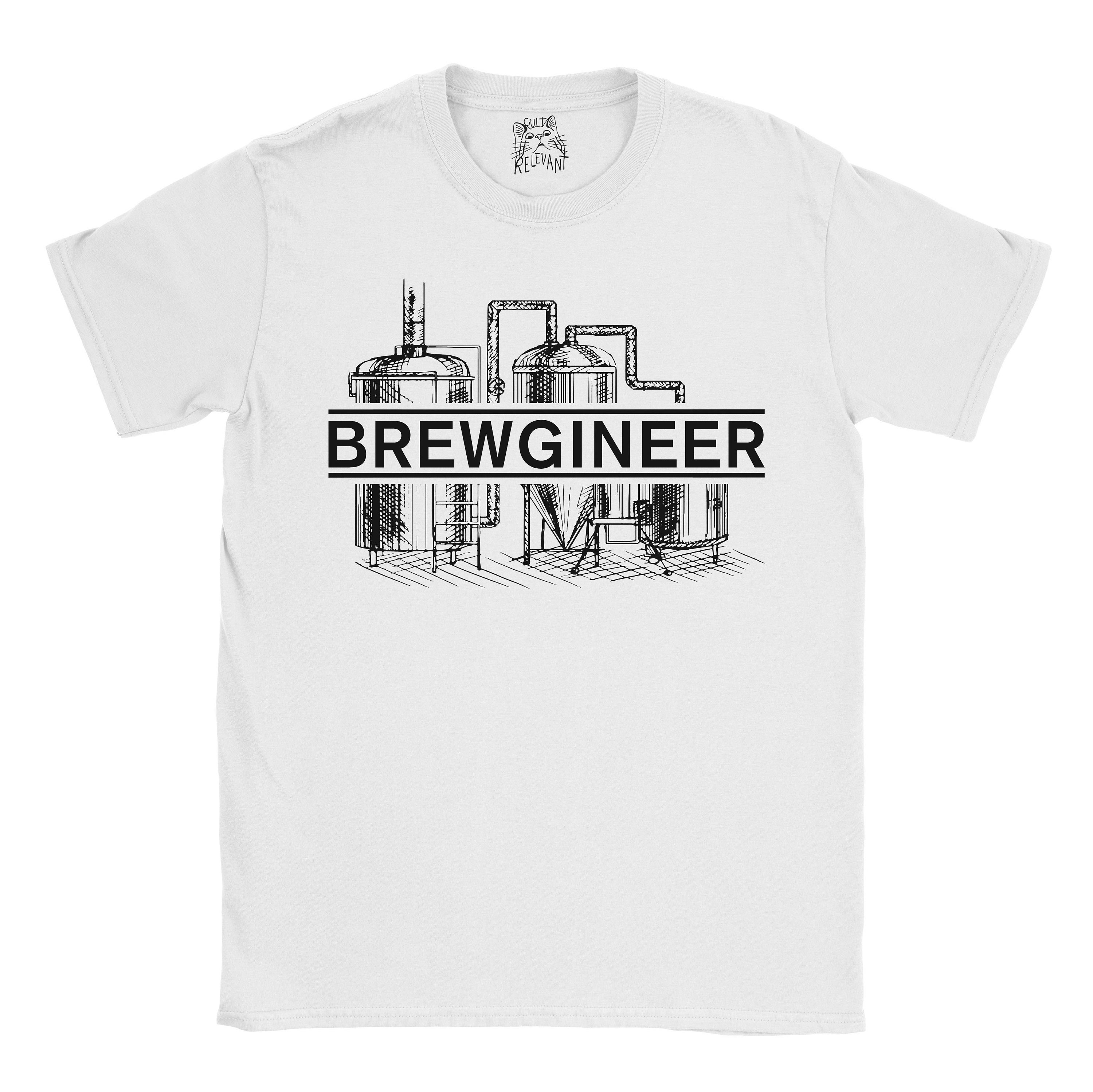 Brewgineer T-shirt Homebrew Craft Beer and Brewing T Shirt | Etsy