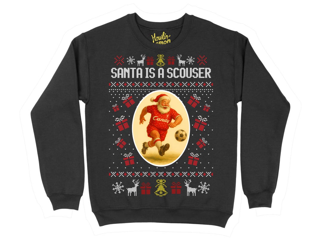 Liverpool Santa is A Scouser Christmas Sweater Funny Xmas - Etsy UK