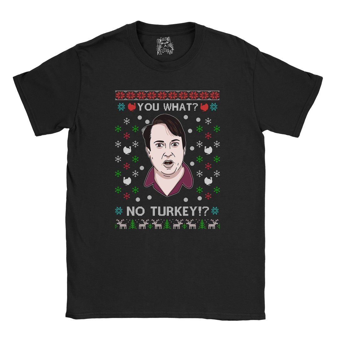 Peep Show No Turkey T-shirt | Funny Xmas Tee | Eco | Mark Corrigan ...