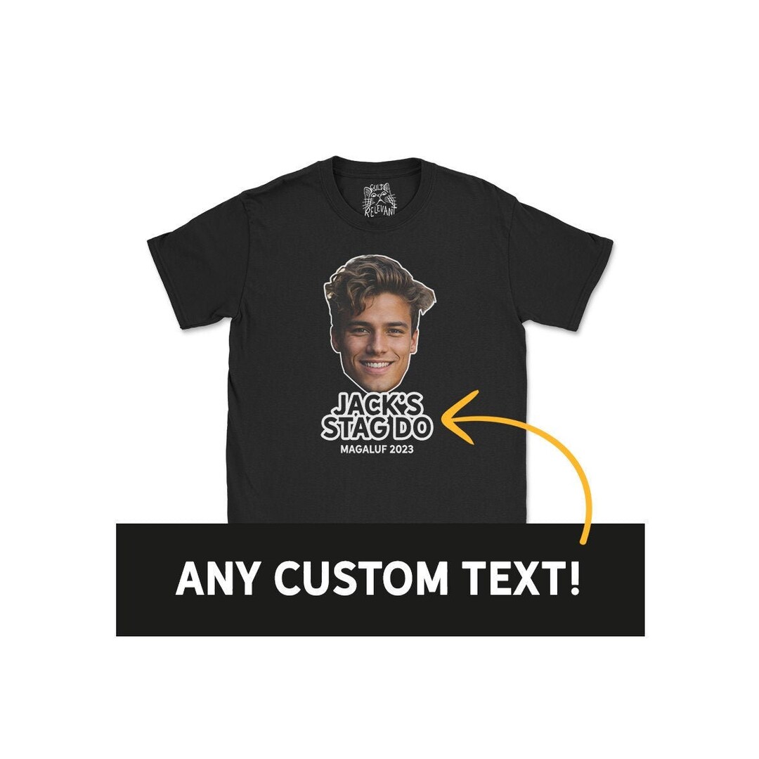 Personalised Stag Do Tops - Add Your Own Text and Images | Custom Stag ...
