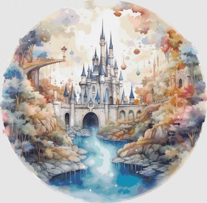 Castle Bundle Cross Stitch Patterns PDF - Etsy