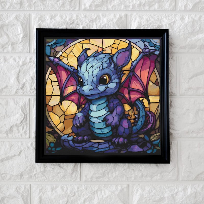 Dragon Full Cross Stitch - Etsy