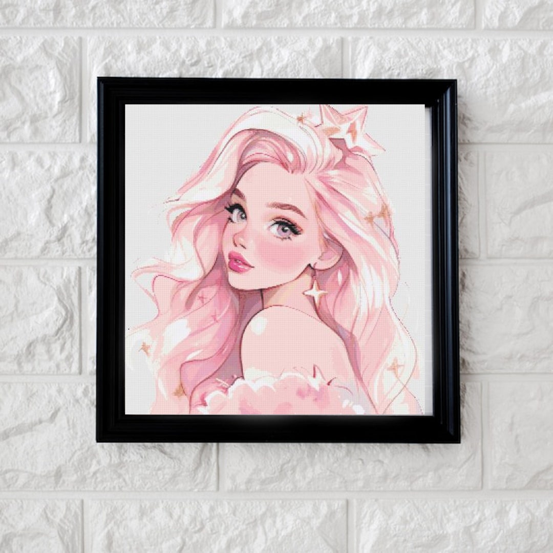 Blushing Princess Cross Stitch Pattern PDF - Etsy