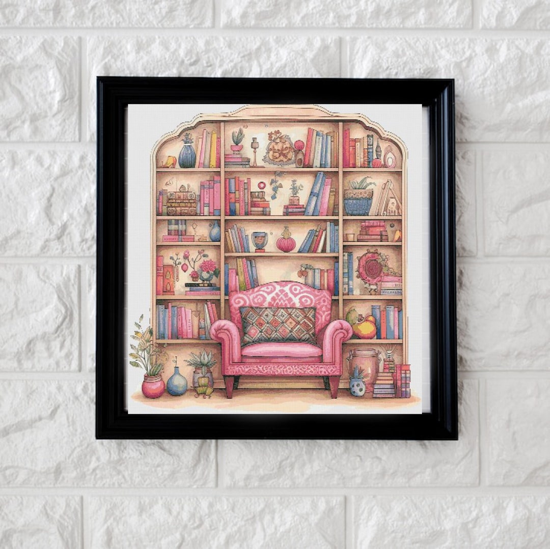 Reading Nook Cross Stitch Pattern PDF - Etsy