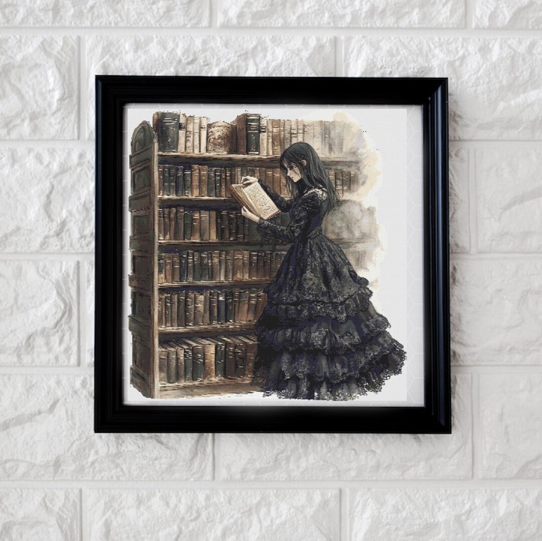 Gothic Reading Cross Stitch Pattern PDF - Etsy UK