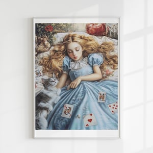 Sleeping Alice Cross Stitch Pattern PDF - Etsy