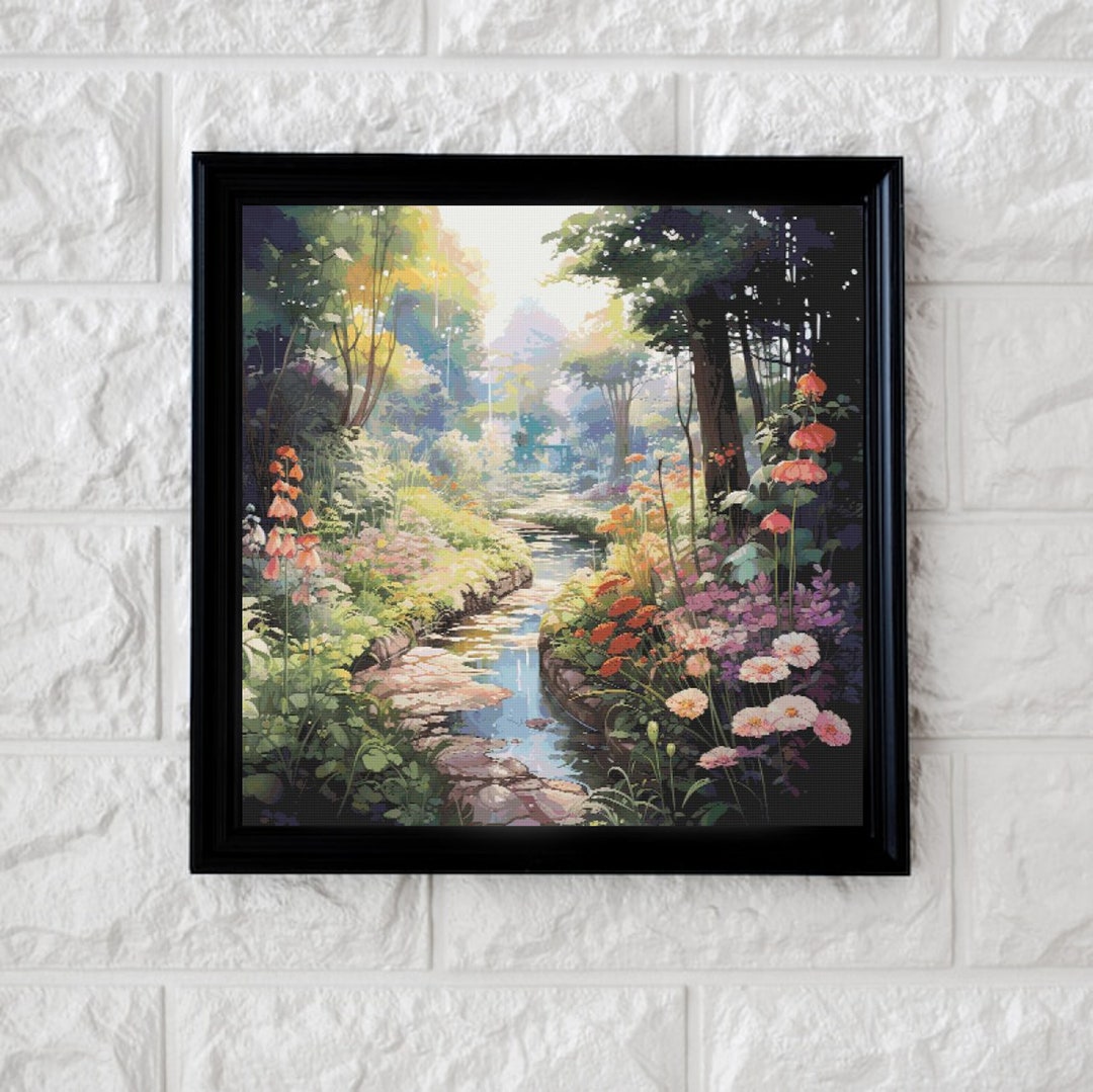 Secret Garden Cross Stitch Pattern Full Coverage PDF - Etsy