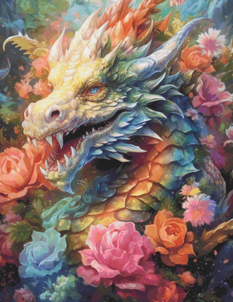 Dragon Bundle Cross Stitch Patterns PDF - Etsy