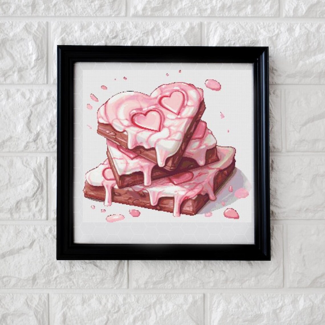 Melty Heart Cookies Cross Stitch Pattern PDF - Etsy