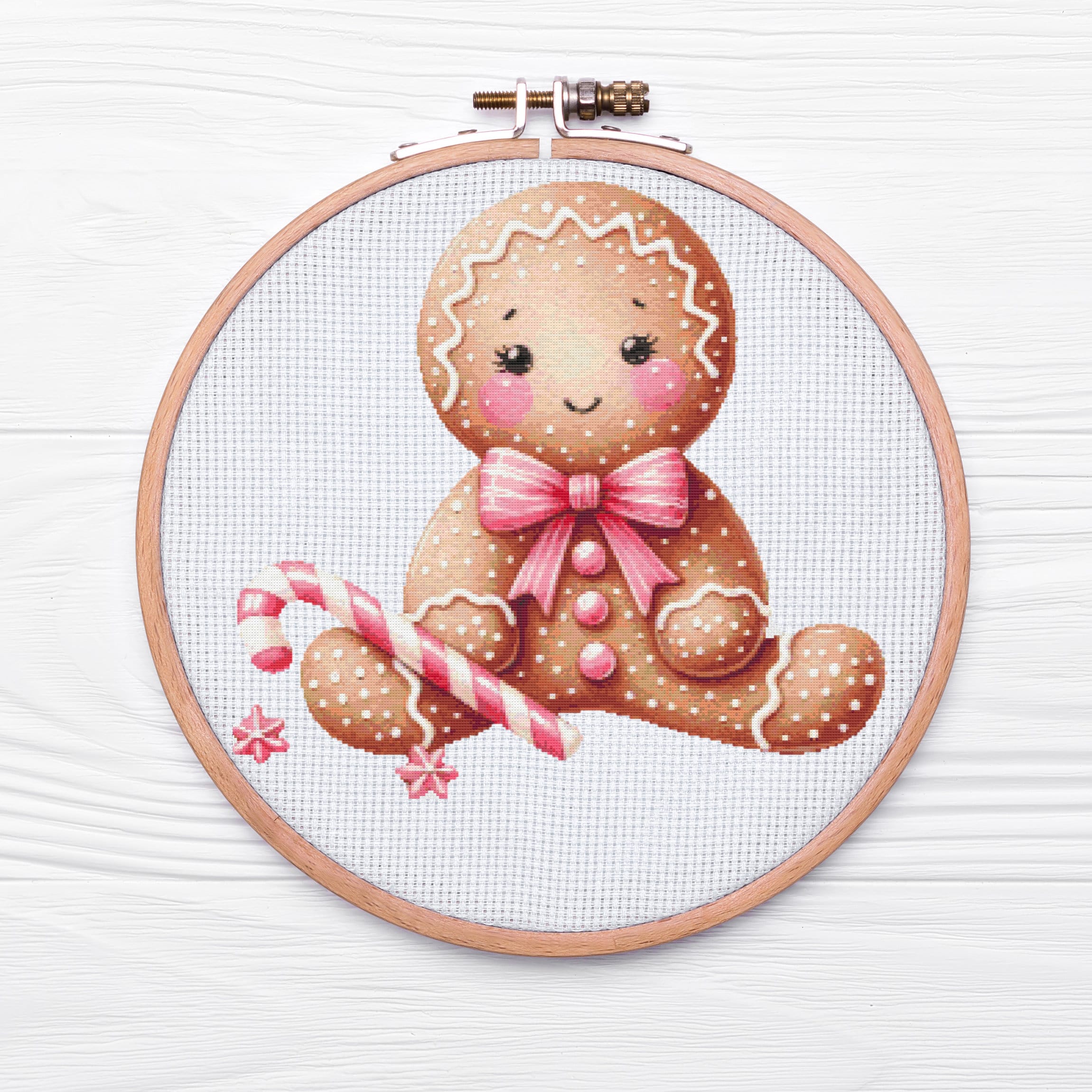 Chibi Gingerbread Girl Cross Stitch Pattern PDF - Etsy