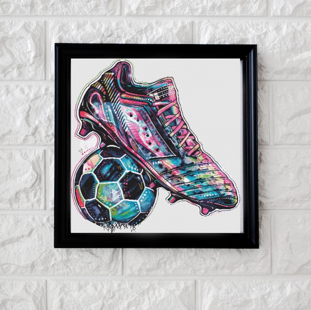 Football Boot Cross Stitch Pattern PDF - Etsy
