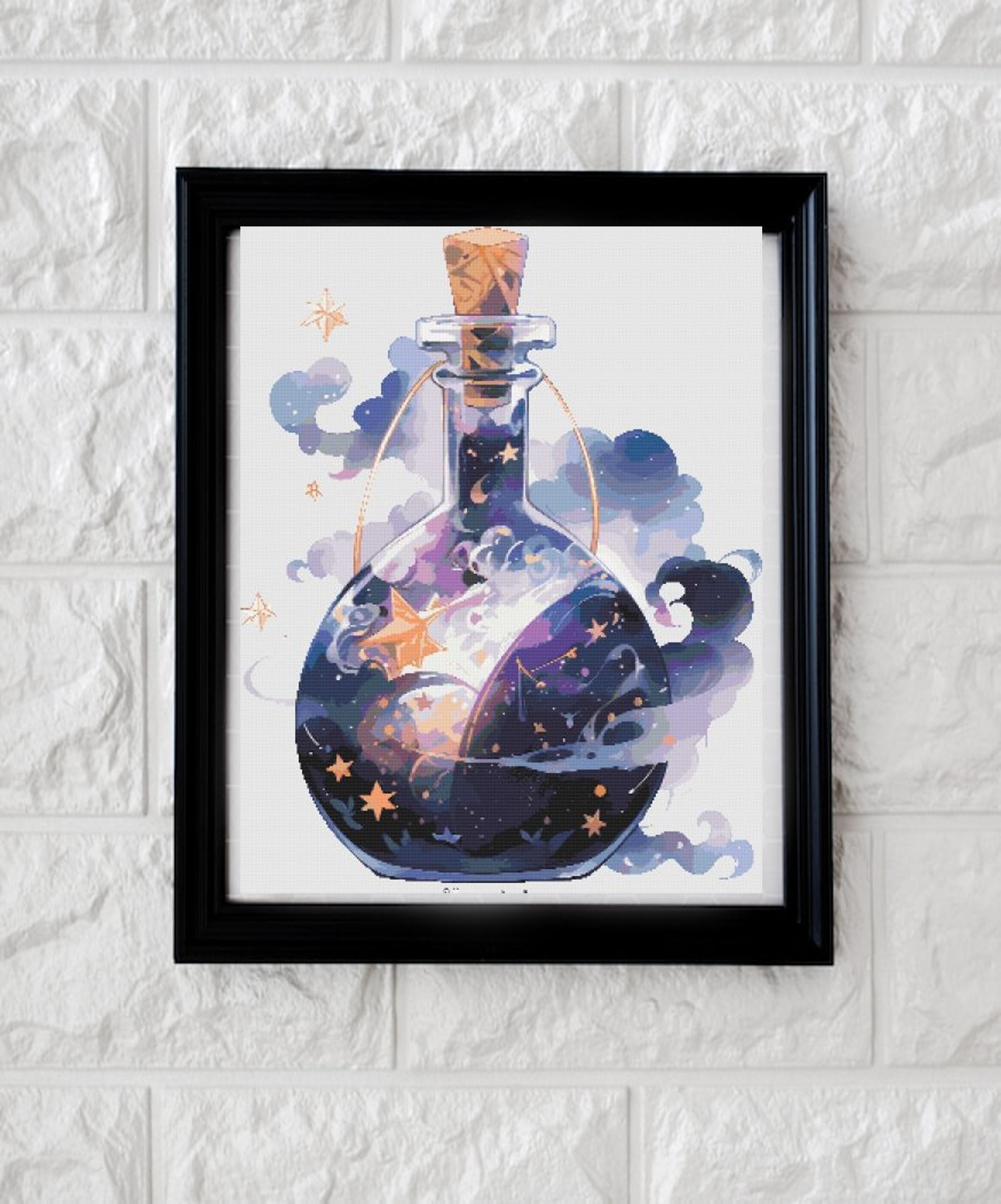 Magic Potion Bottle Cross Stitch Pattern PDF - Etsy