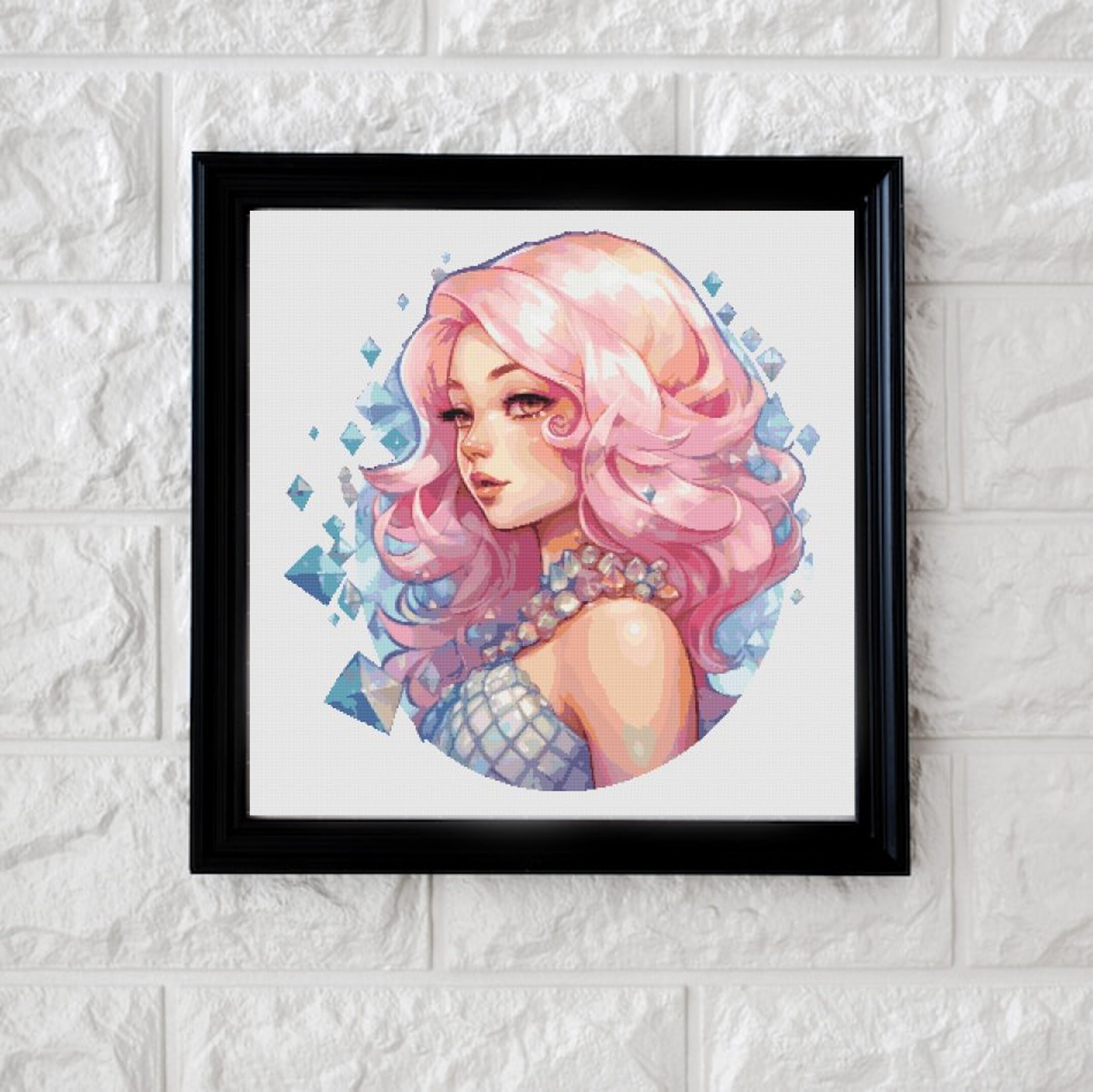 Jelly Mermaid Cross Stitch Pattern PDF - Etsy