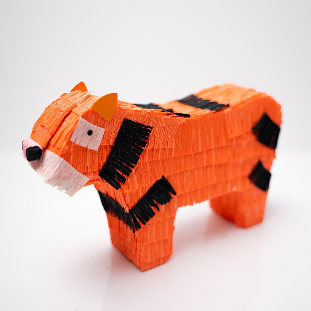 Tiger Mini Pinata Kids Party Favor Party Decorations Wild - Etsy