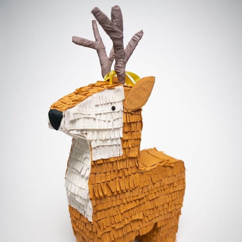 Reindeer Pinata: Woodland Party Decoration (17.5 X 11.5 X 4.5 Inches ...
