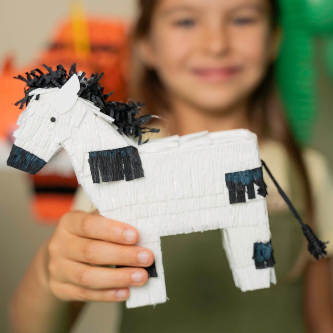 Zebra Mini Pinata Kids Party Favor | Party Decorations | Wild One |two ...