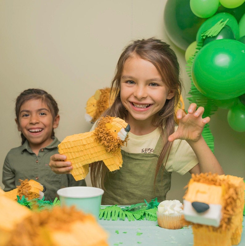 Lion Mini Pinata Party Favor | Party Decorations | Wild One |two Wild ...