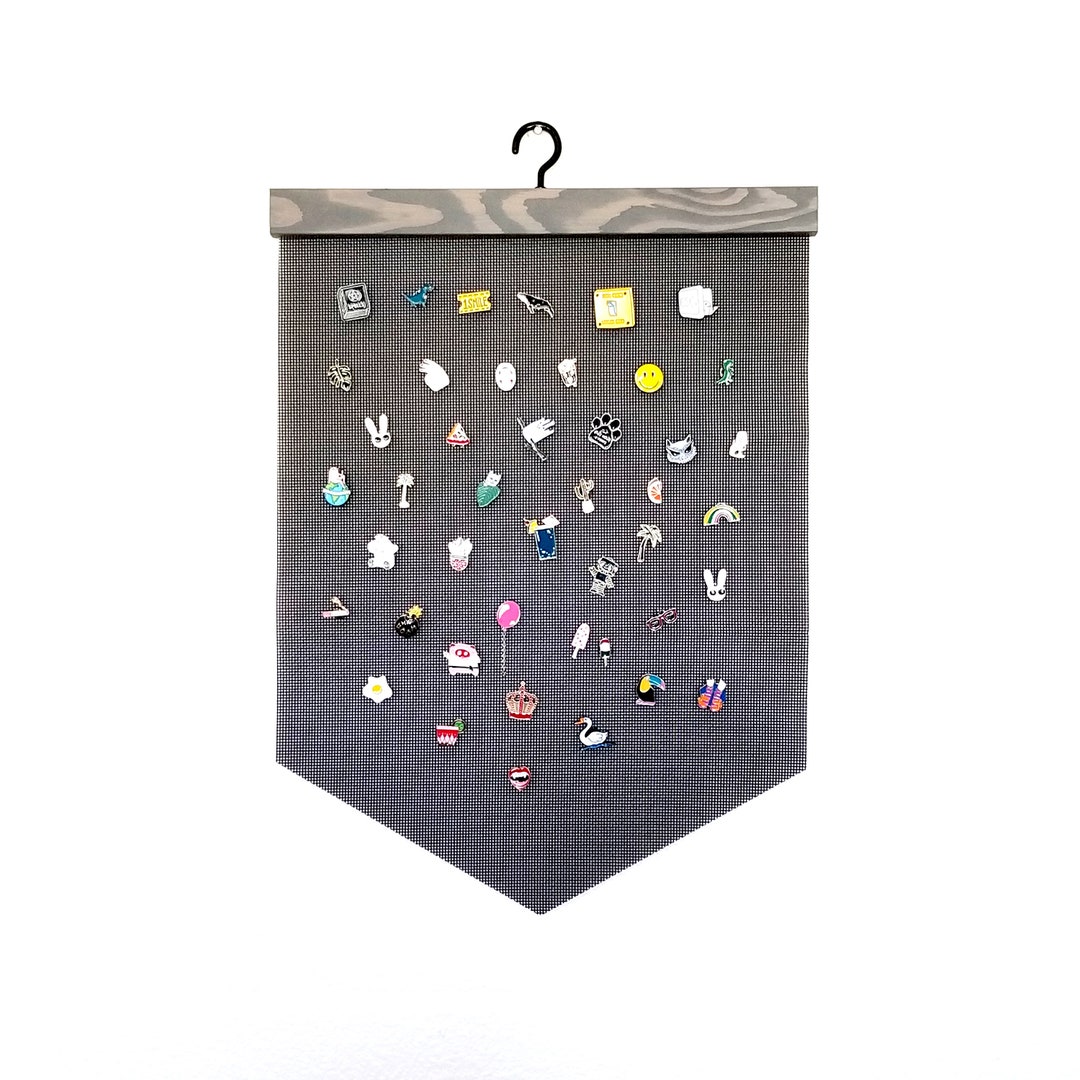 Large Wall Hanging Mesh Pin Badge Display Banner - Etsy