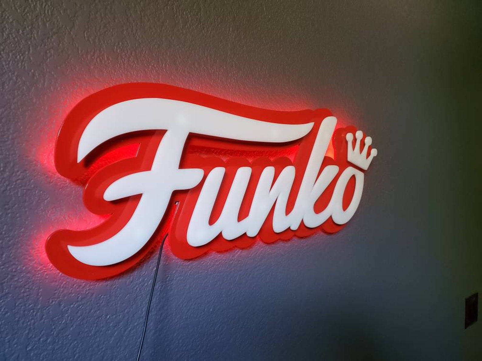 Funko Logo Acrylic Sign With Led Back Lighting - Etsy