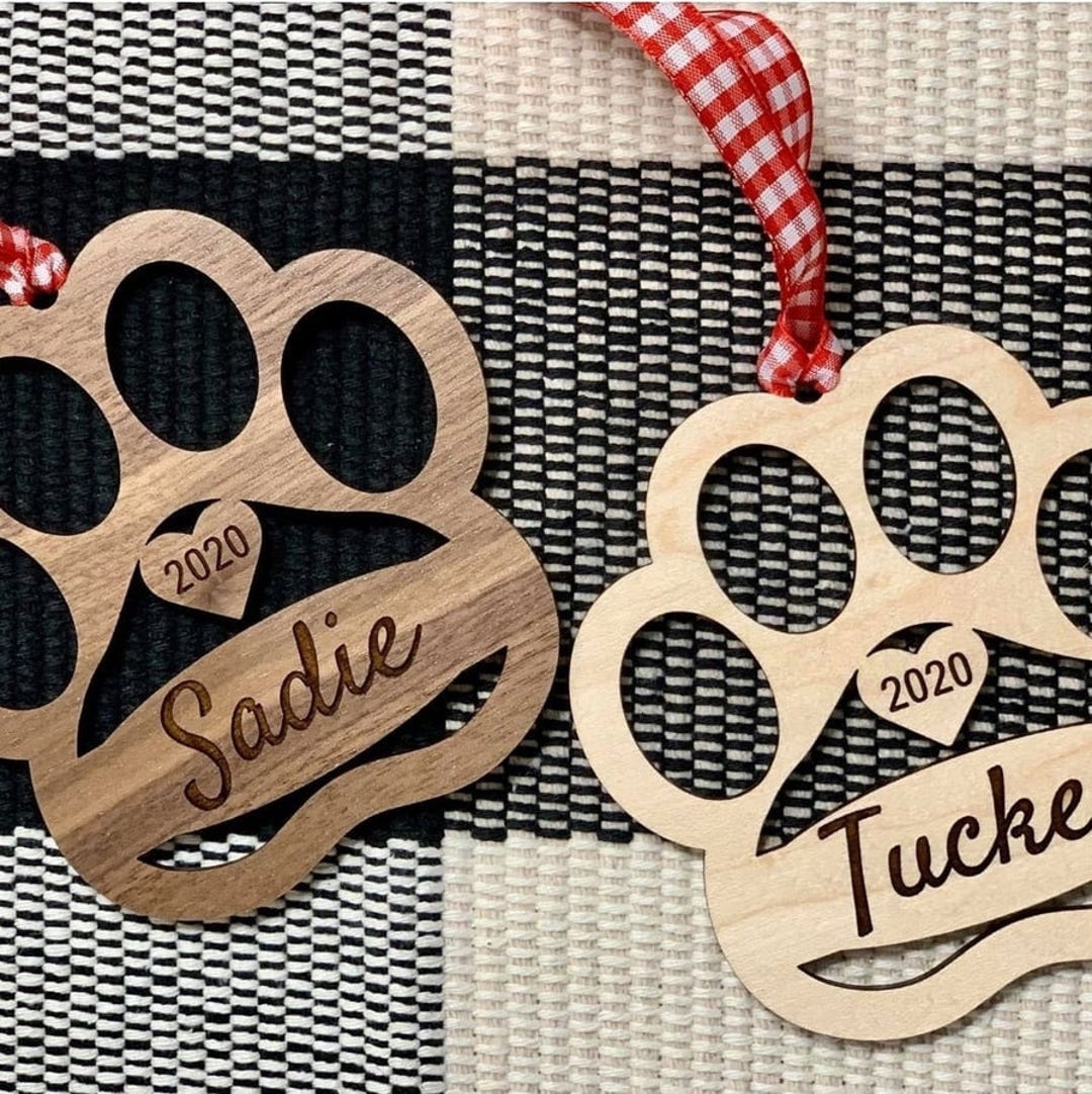 Rescue Retail Paw Print Animal Hanging Decor or Ornament - Etsy
