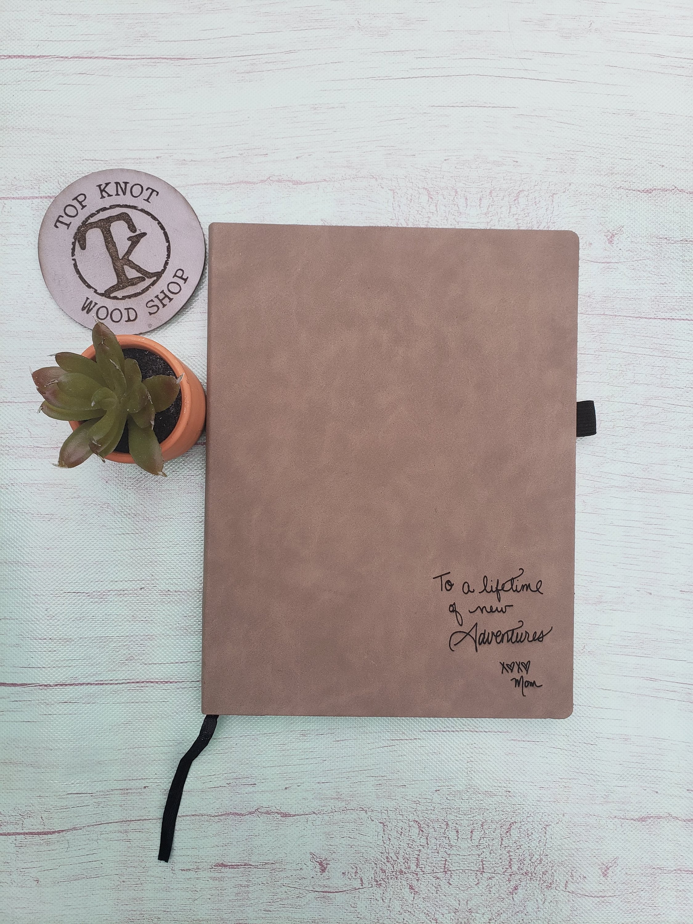 Personalized Leatherette Journal Notebook 9x7 - Etsy