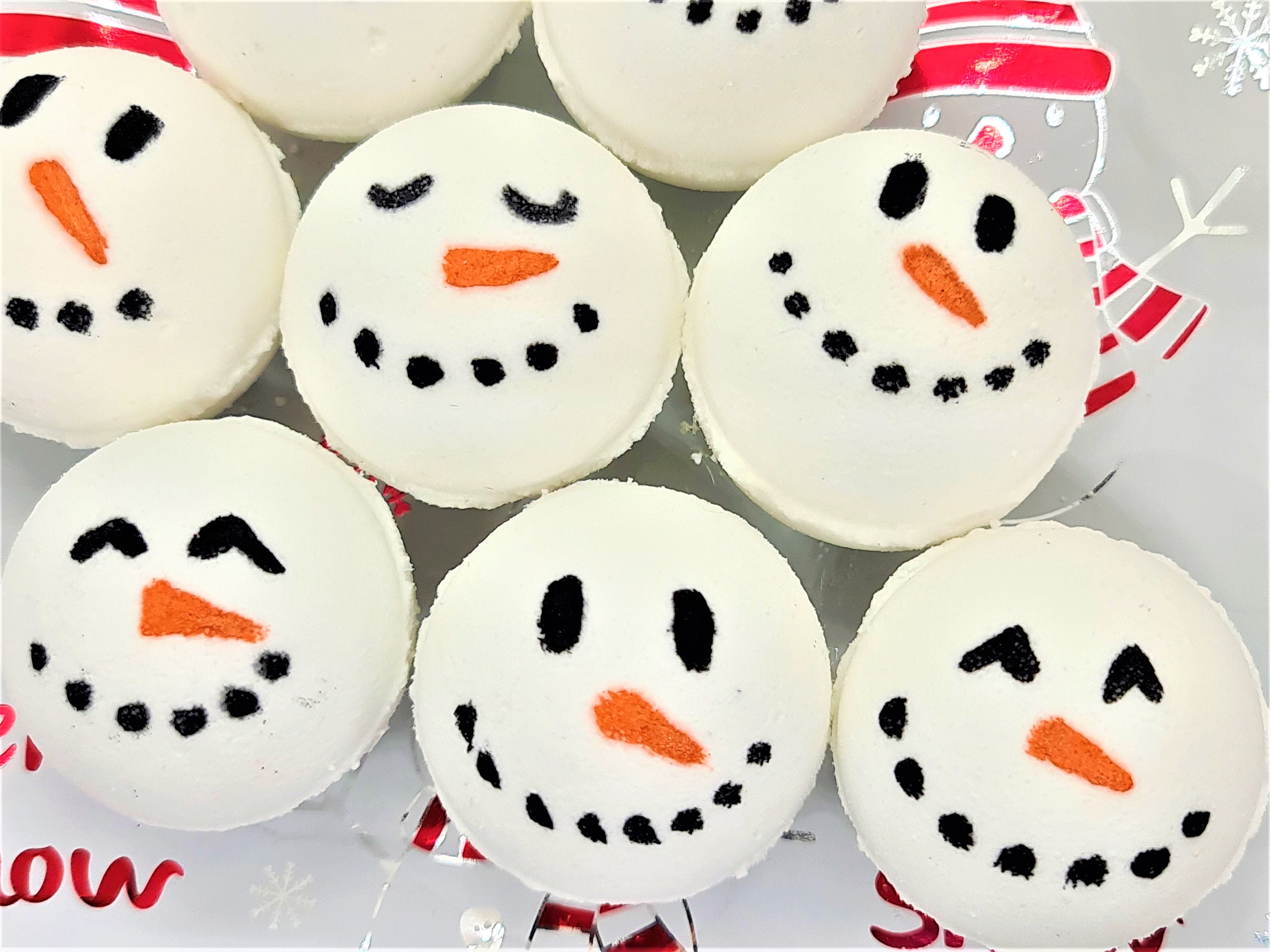 Snowman Bath Bomb Christmas Gift Bubble Bath Bombs - Etsy Canada