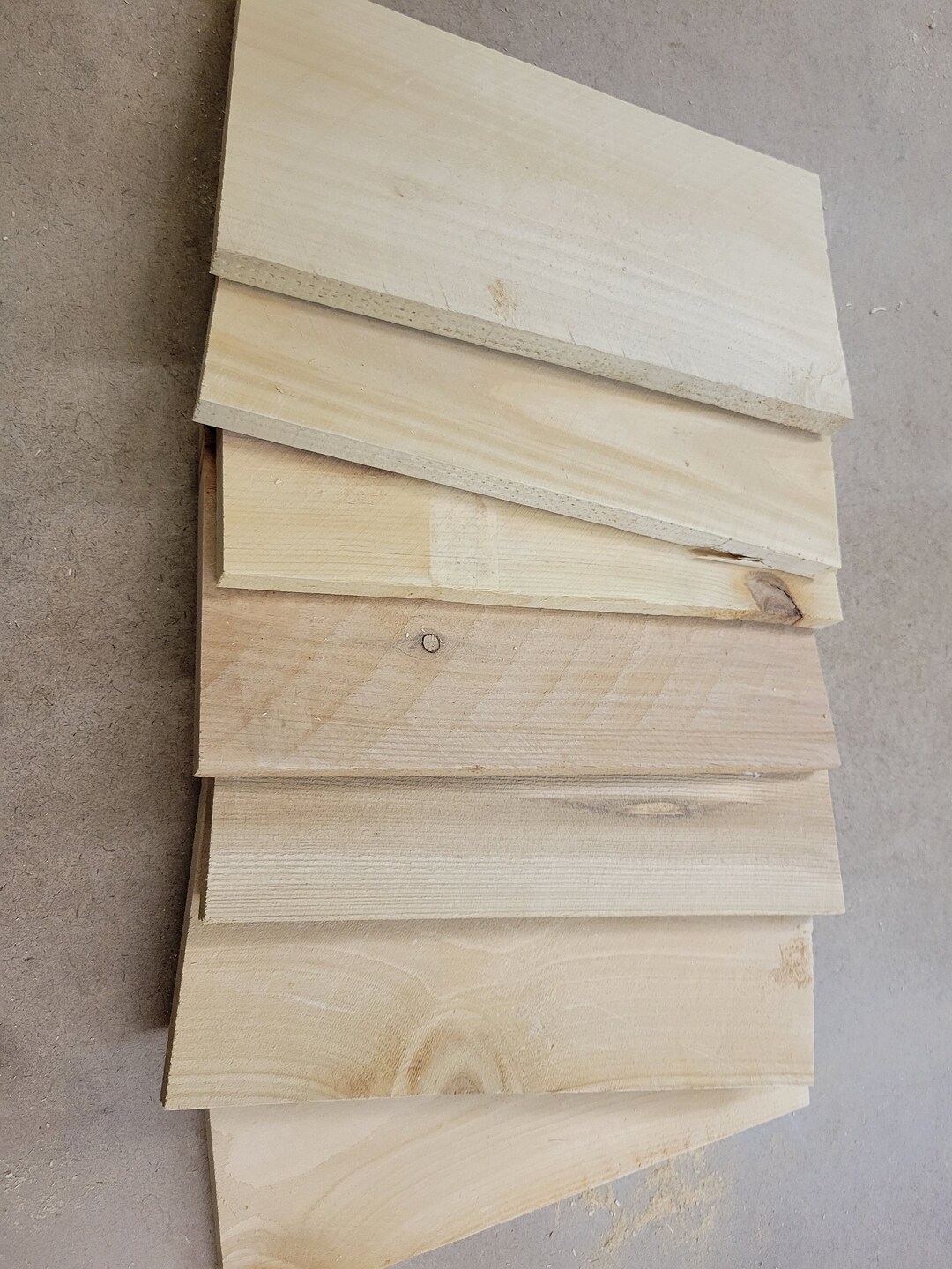 Cedar Project Wood Cedar Panels 5.5 X 7 X - Etsy