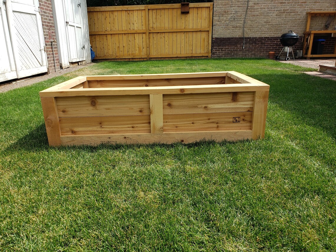 Cedar Raised Garden Beds Multiple Sizes - Etsy