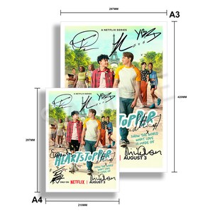 Heartstopper Cast Signed Poster Print Photo Autograph Tv Show Season ...