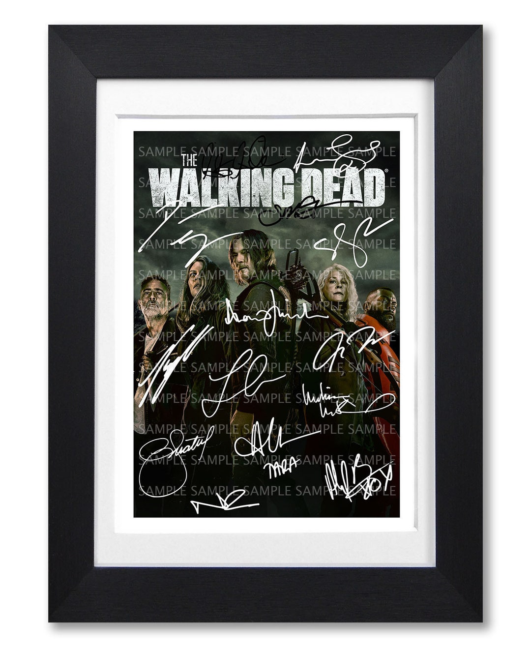 THE WALKING DEAD Season 11 Cast Signed Poster Print Photo Autograph Tv ...