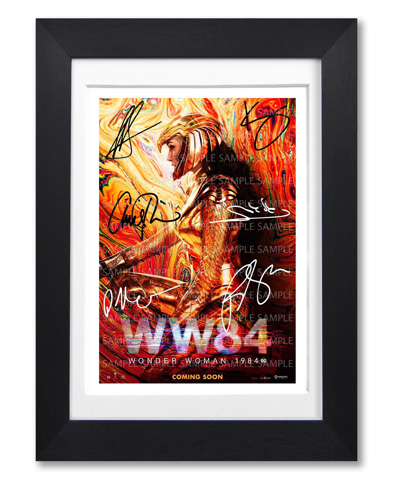 WONDER WOMAN 1984 Movie Cast Signed Poster Print Photo - Etsy