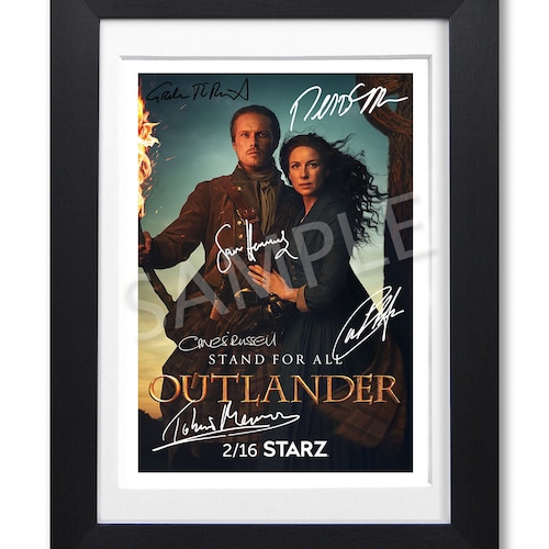 OUTLANDER Cast Signed Poster Print Photo Autograph Tv Show - Etsy UK