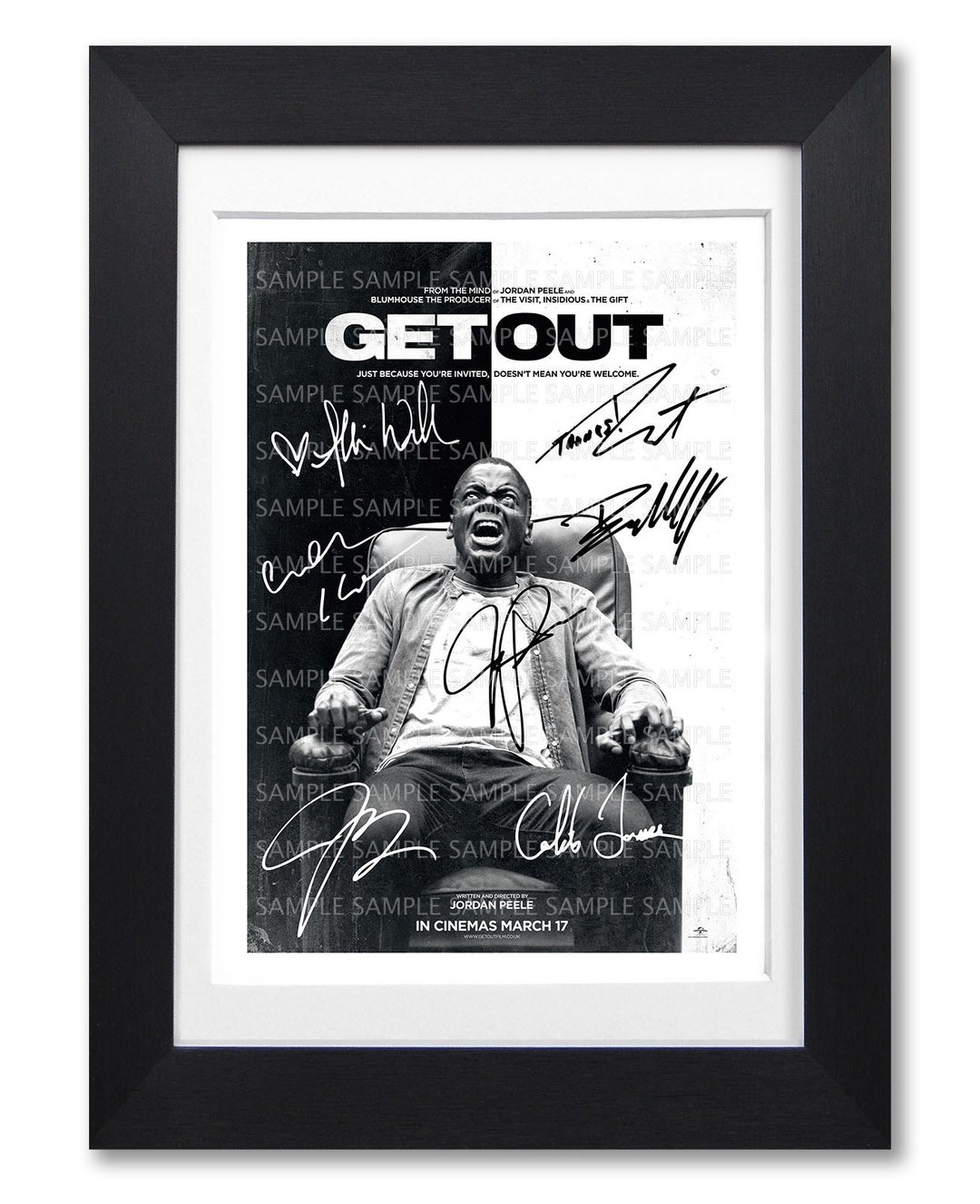 GET OUT Movie Cast Signed Poster Print Photo Autograph Memorabilia ...