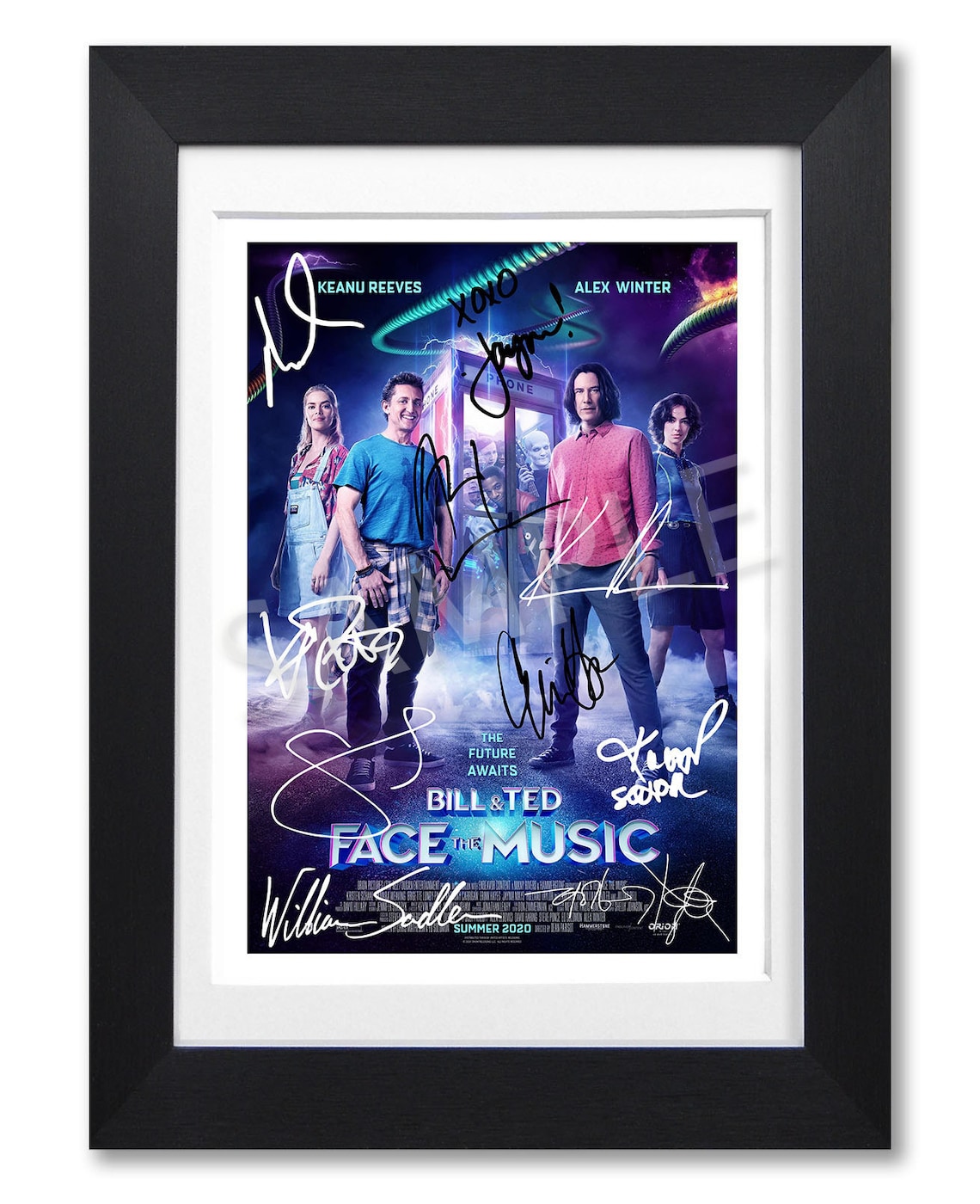 BILL & TED Face the Music Movie Cast Signed Poster Print Photo - Etsy