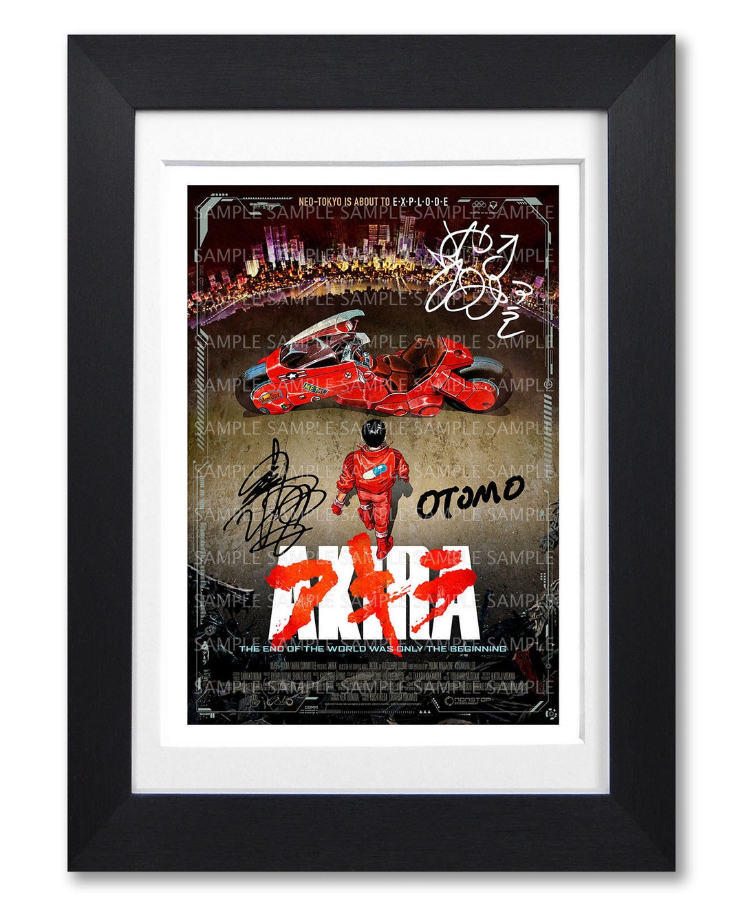 AKIRA Movie Cast Signed Poster Print Photo Autograph Gift 1988 Film ...