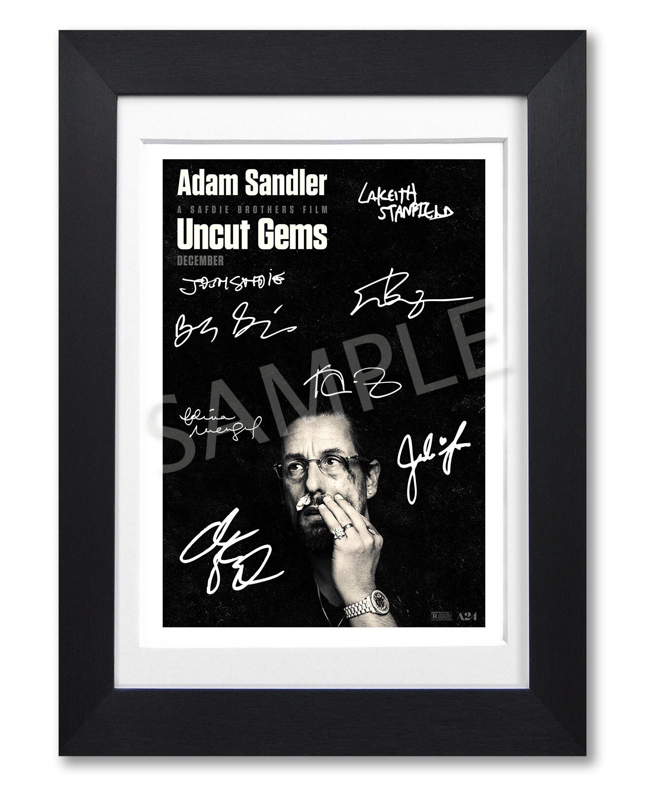 UNCUT GEMS Movie Cast Signed Poster Print Photo Autograph Gift 2019 ...