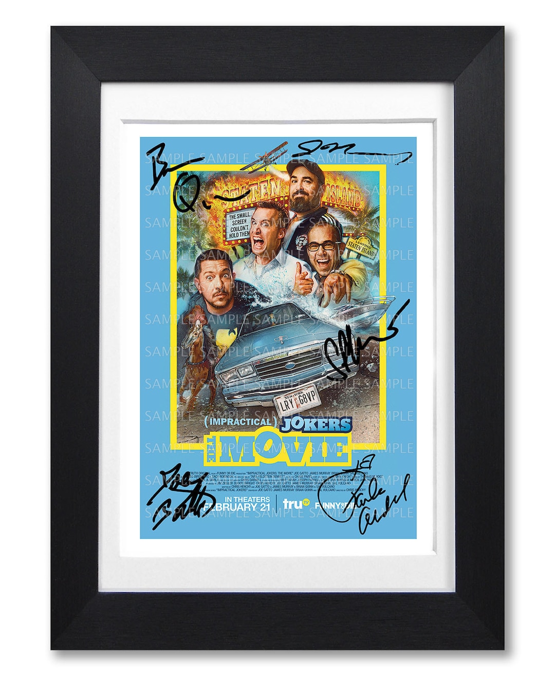 IMPRACTICAL JOKERS the Movie Cast Signed Poster Print Photo - Etsy