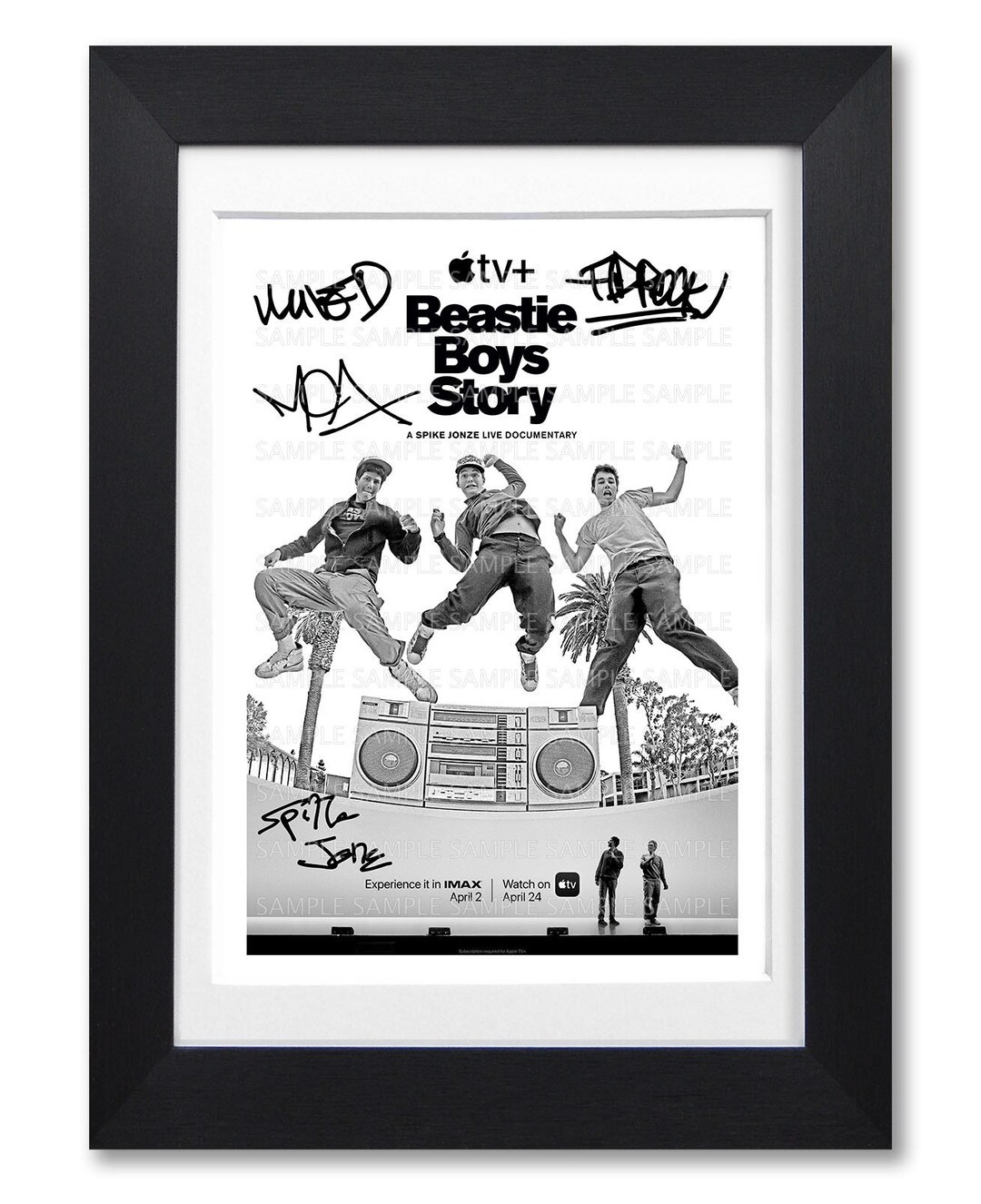 BEASTIE BOYS STORY Movie Cast Signed Poster Print Photo Autograph Gift ...