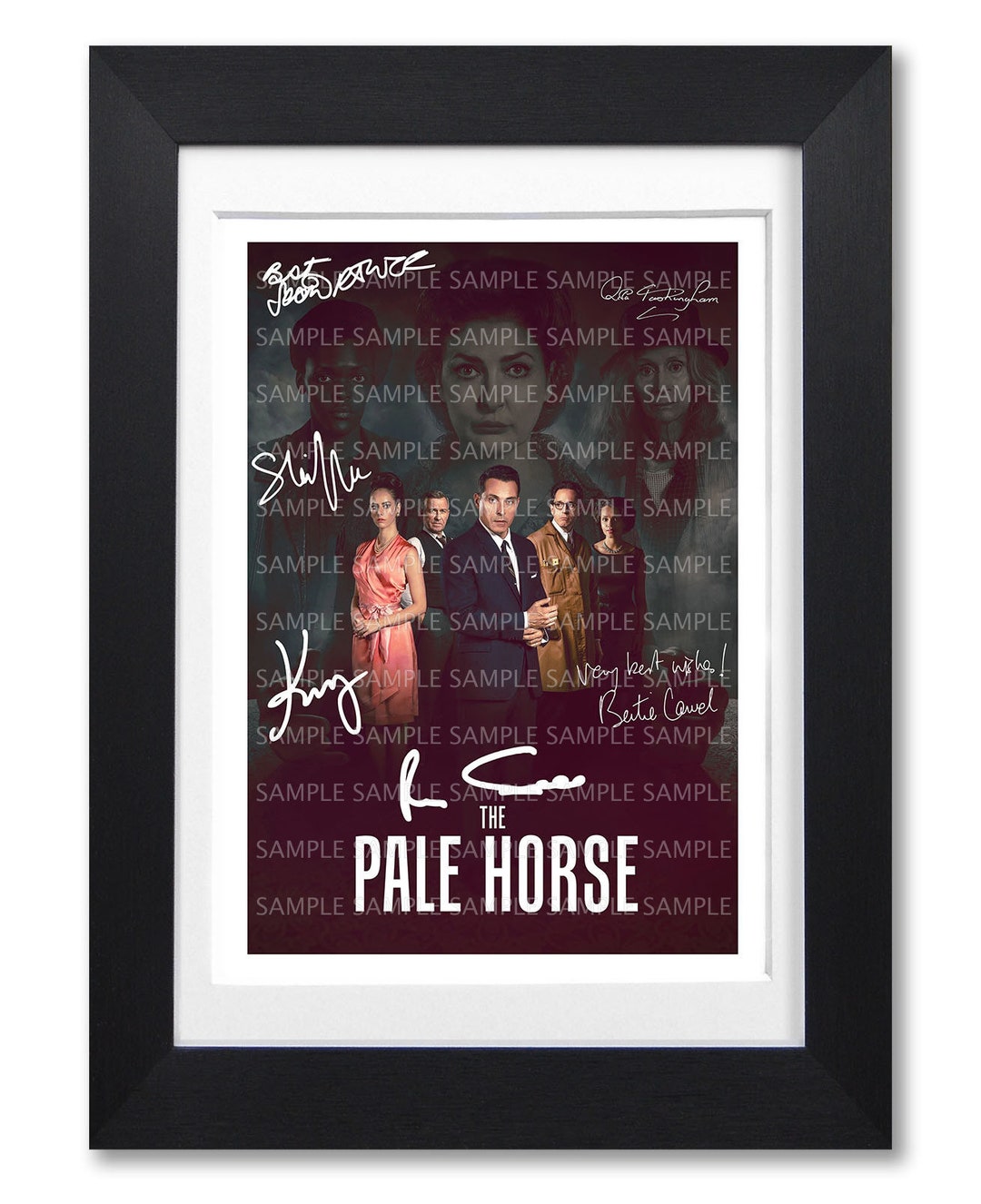 THE PALE HORSE Cast Signed Poster Print Photo Autograph Bbc Tv Show ...
