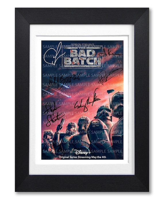 Star Wars THE BAD BATCH Cast Signed Poster Print Photo | Etsy UK
