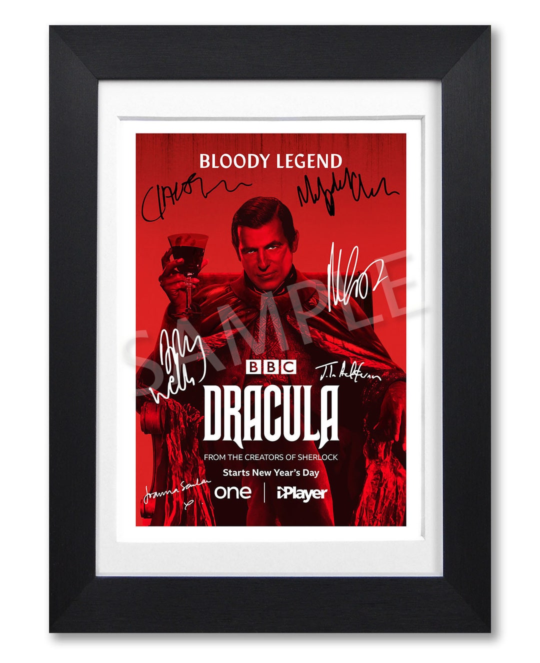 DRACULA Cast Signed Poster Print Photo Autograph BBC Tv Show Season ...