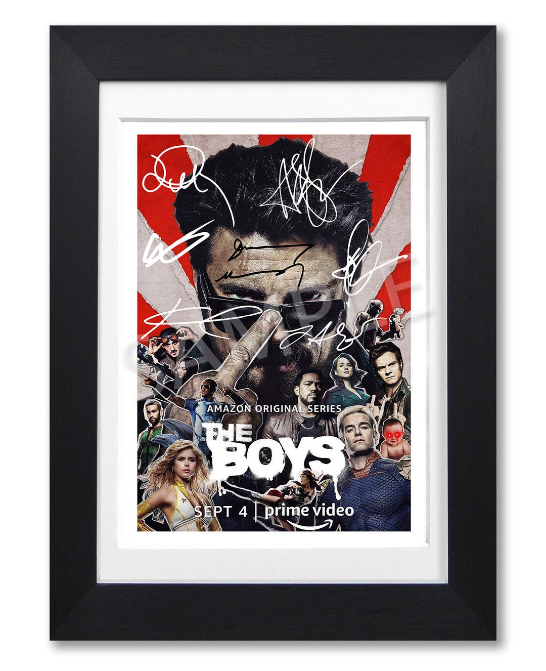 THE BOYS Season 2 Cast Signed Poster Print Photo Autograph Tv Show ...