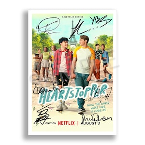 Heartstopper Cast Signed Poster Print Photo Autograph Tv Show Season ...