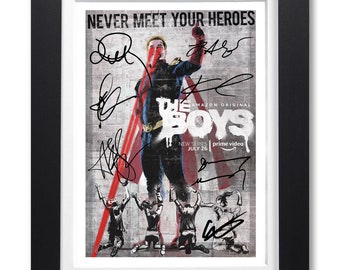 AVENGERS ENDGAME Movie Cast Signed Poster Print Photo - Etsy