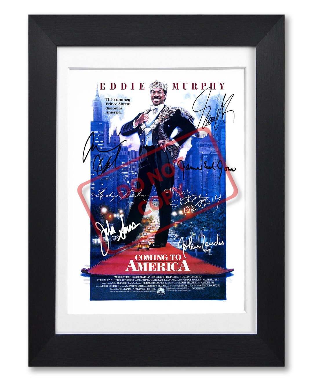 WELCOME TO AMERICA Movie Cast Signed Poster Print Photo Autograph Gift ...