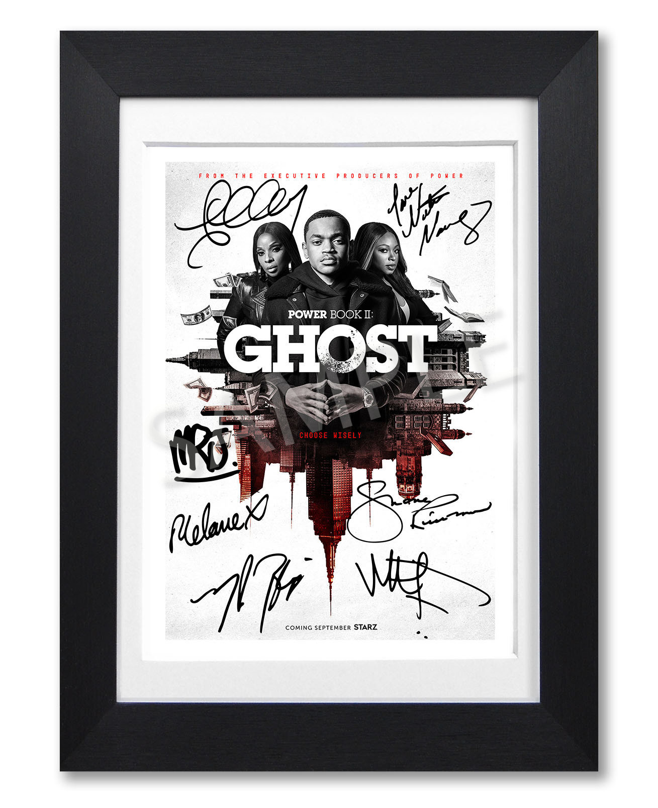 POWER BOOK II Ghost Cast Signed Poster Print Photo Autograph Tv Show ...